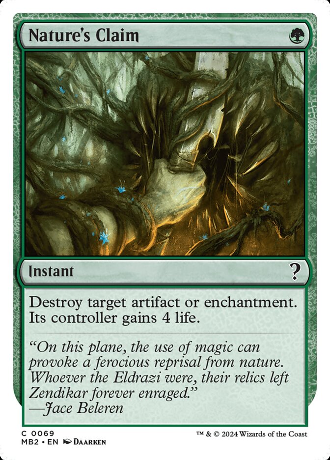 Nature's Claim – Card Cabin