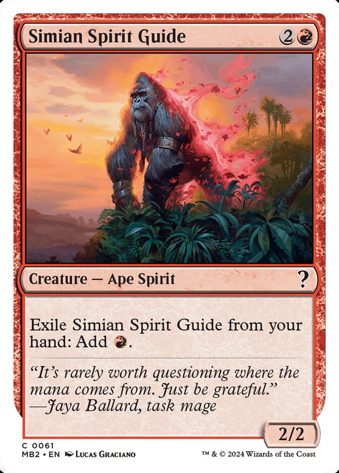 Simian Spirit Guide – Card Cabin