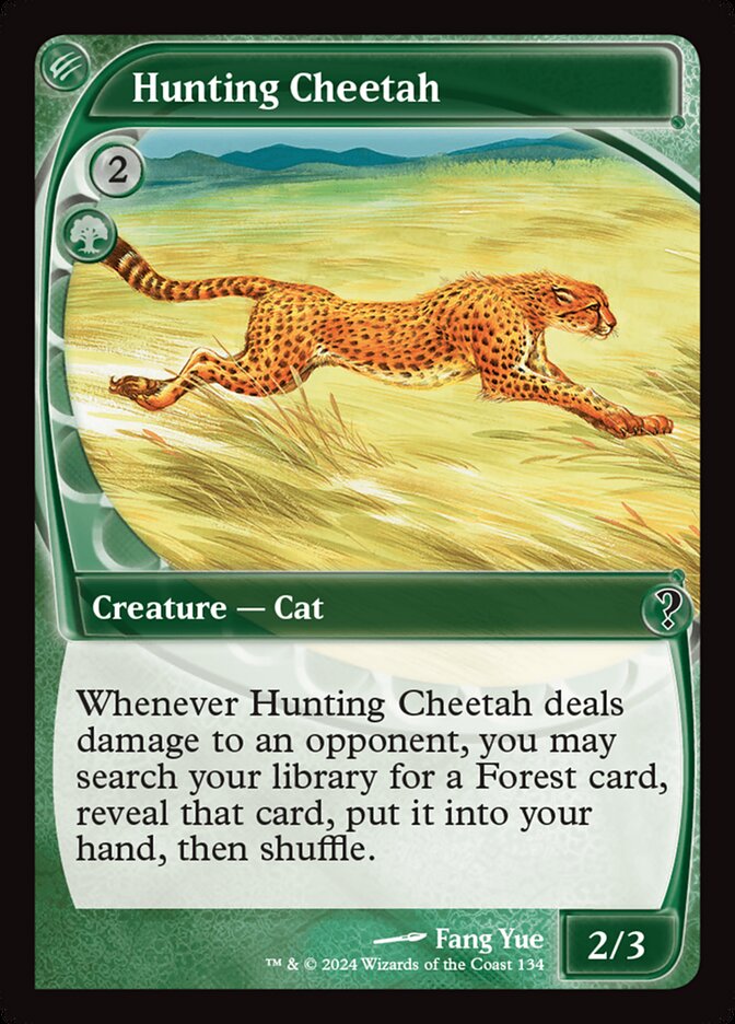 Hunting Cheetah – Card Cabin