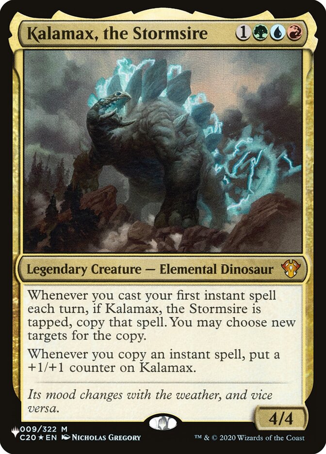 Kalamax, the Stormsire – Card Cabin