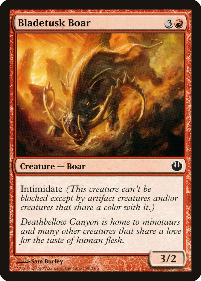 Bladetusk Boar – Card Cabin
